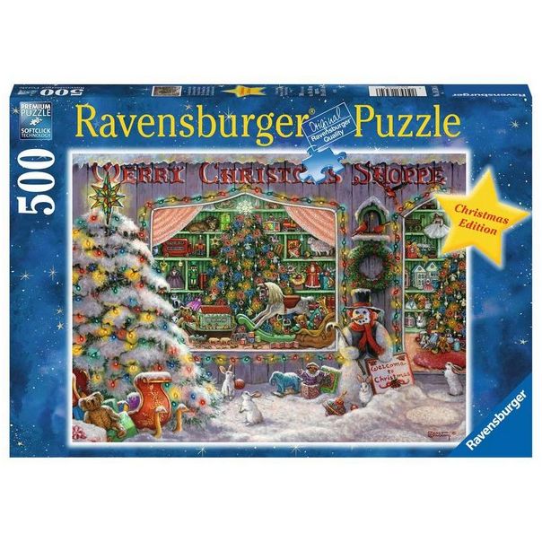 Ravensburger puzzle - Božićna prodavnica - 500 delova