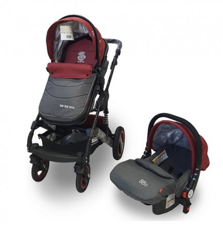 BBO kolica za bebe gs-t106 bbo matrix set - crvena ( GS-T106CRVS )