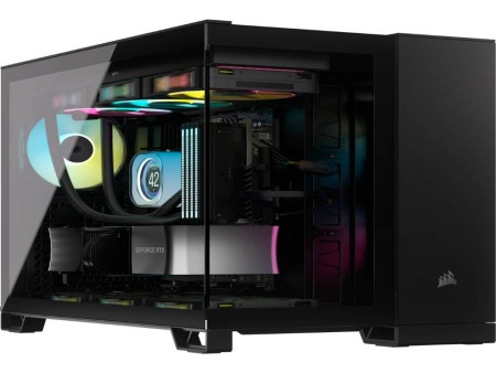 Corsair 2500D Airflow Mid-Tower/ATX/kaljeno staklo/bez napajanja/crna Kućište ( CC-9011263-WW )