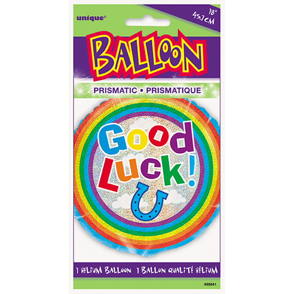 55541U
18″ Foil Good Luck Prism