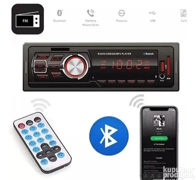 Auto Radio Bluetooth 4×60 – model 626