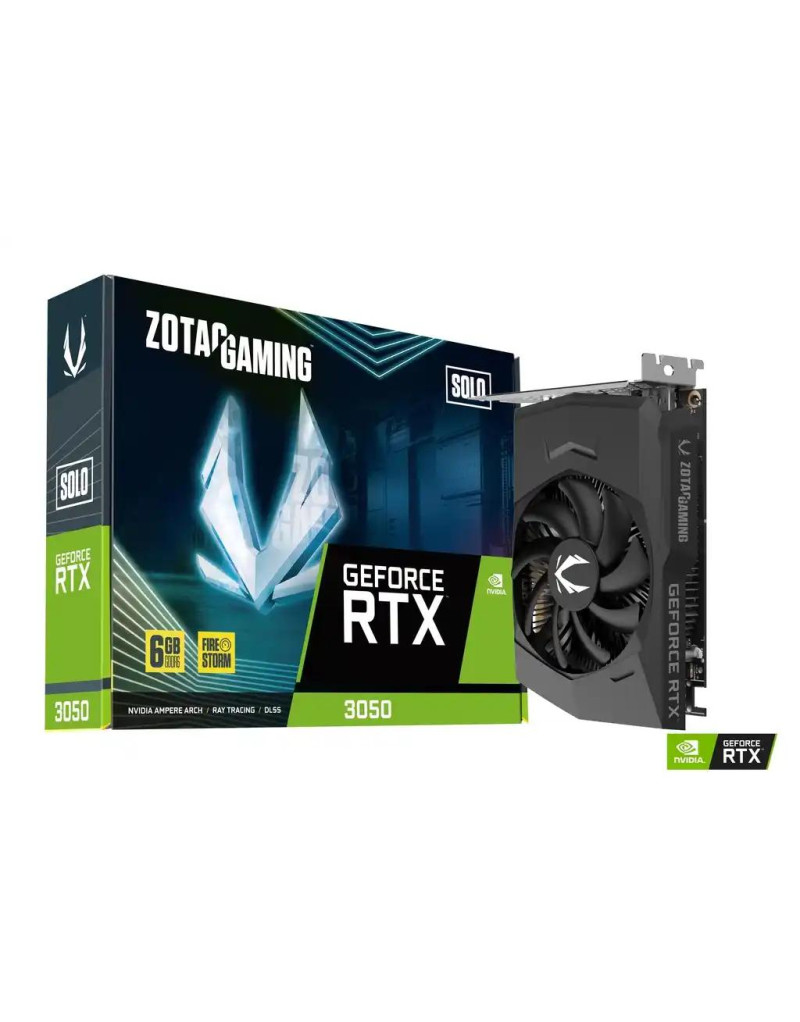 Grafička karta Zotac Gaming Geforce RTX 3050 Solo 6GB DDR6 96 bit 3xDP/HDMI