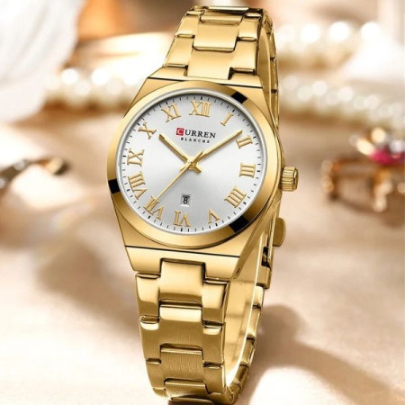 Curren 9095 gold white sat