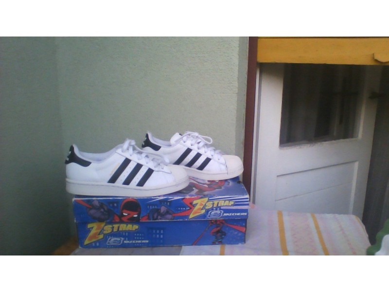 Adidas superstar bele kožne patike br. Fr 36 1/2, 23cm