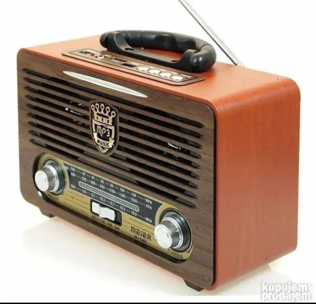 Retro radio Tranzistor USB Radio na baterije i struju