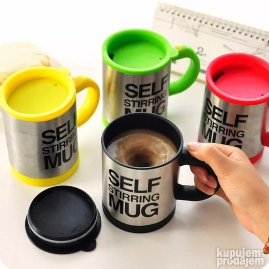 Magicna solja za kafu Samomesajuca solja Self mug