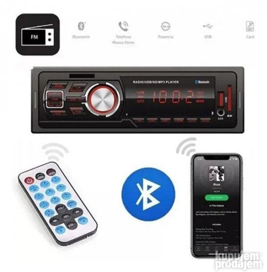 Auto radio FM radio za auto MP3 USB radio za auto