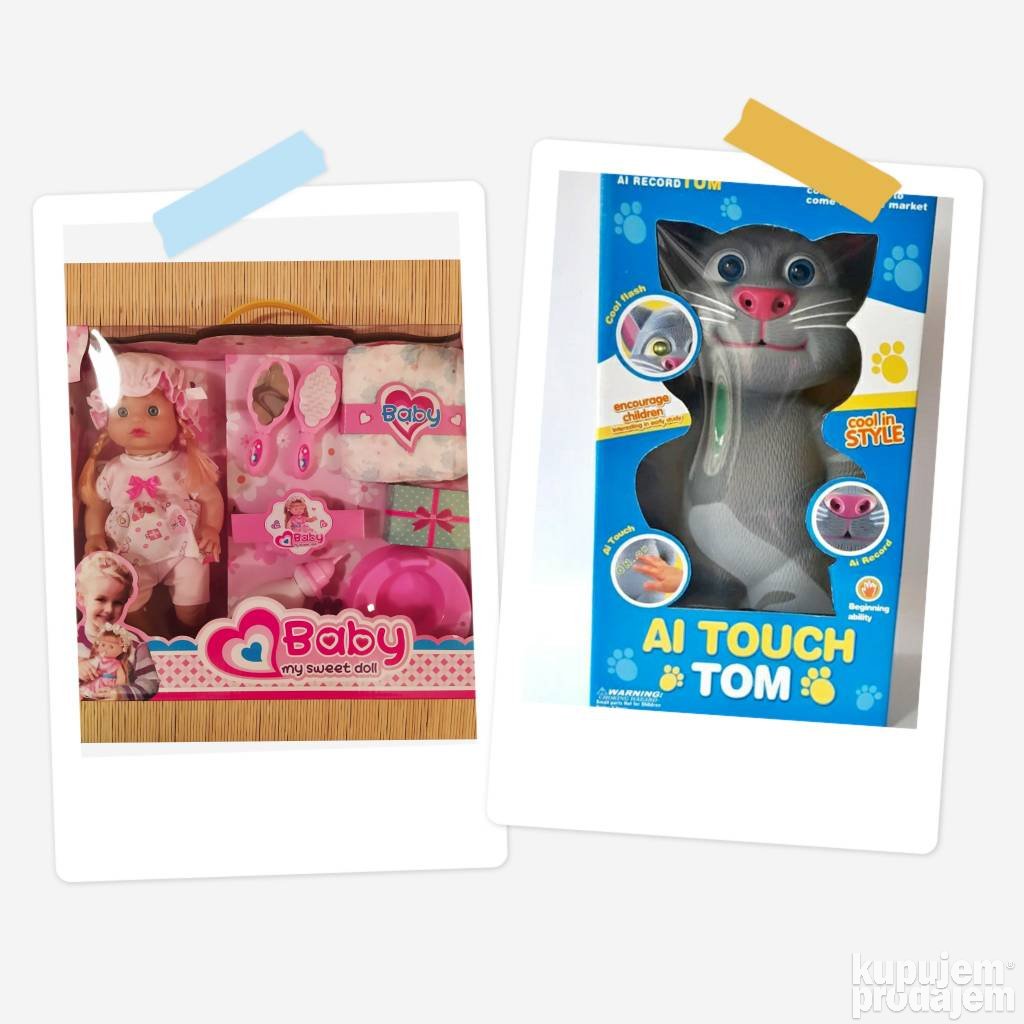 Talking Tom i lutka koja pije/piški set po extra ceni