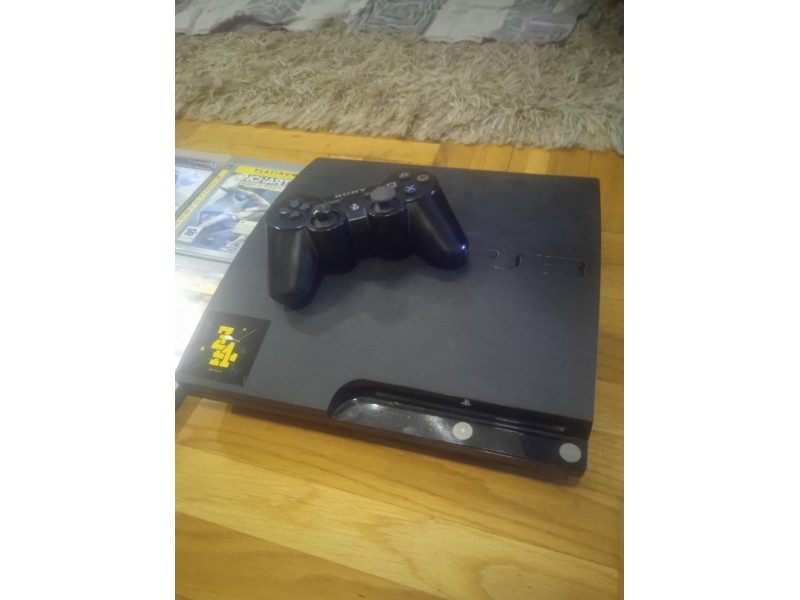 Sony Playstation 3 Slim 250gb cipovan + dzojstik + igri