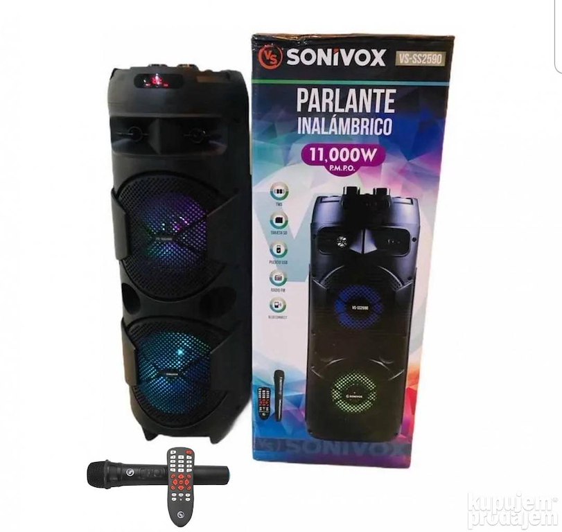 Zvucnik – Bluetooth karaoke zvucnik – Zvucnik Sonivox