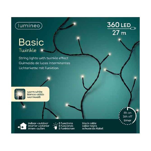 Lumineo Novogodišnje LED sijalice 360L Toplo Bela Basic 49.4167