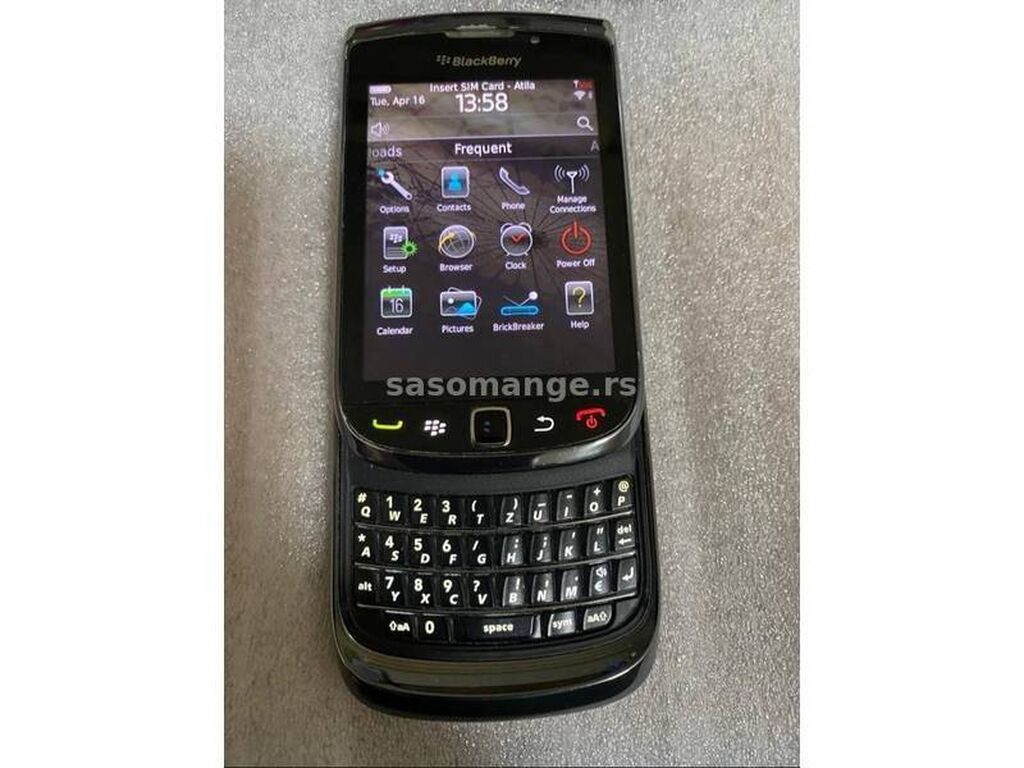 Blackberry Torch 9800, bоја - Crna, Sa tastaturom