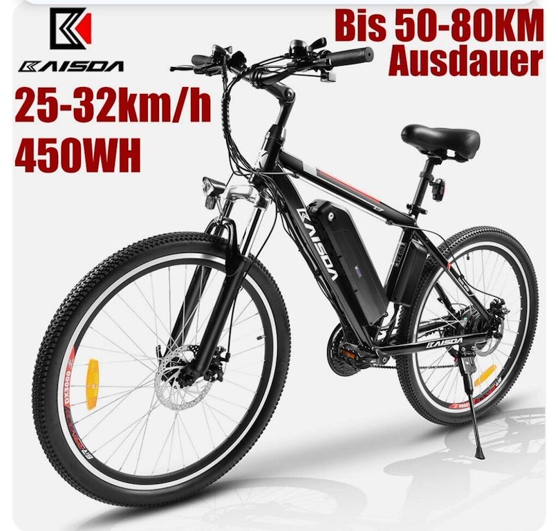 E-bike E-bike. Nova Baterija 450WH Snimano menjač 21 brzina