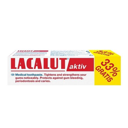 Lacalut pasta za zube Aktiv 75 ml +33% gratis