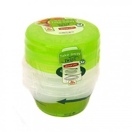 Curver kutije za hranu take away twist set 3x0.5l ( CU 00471-313 )
