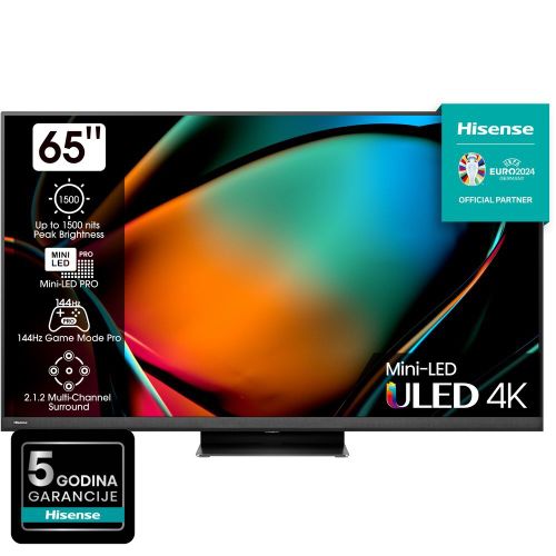 Hisense 65U8KQ Televizor 65 "ULED, 4K UHD, Smart