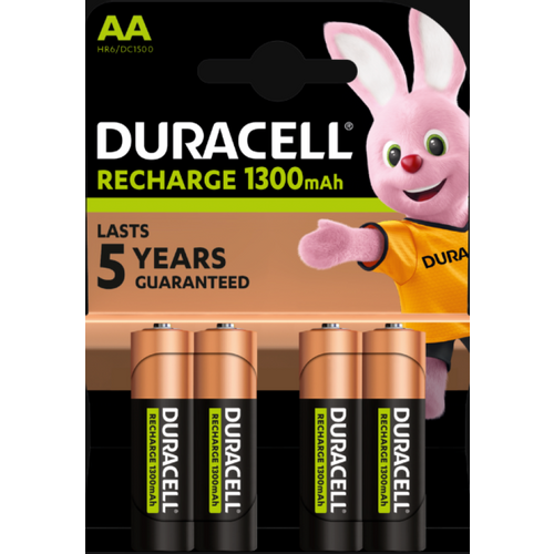 Duracell 1300mAh AA R3 MN2400, PAK4 CK,punjive NiMH baterije (rechargeable Duralock StayCharged 3g)