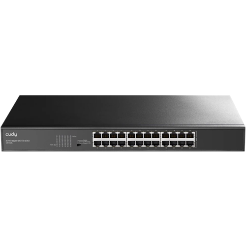 Cudy GS1024L, 24-Port 10/100/1000M Gigabit 16x Gbit RJ45 Rackmount Switch