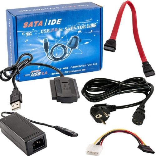 USB 2.0 na IDE 2.5" - 3.5" i SATA adapter