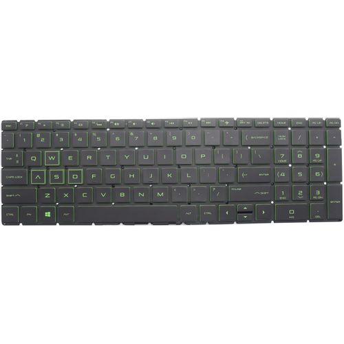 Tastatura za laptop HP 15-CX 15-DW 15-EC 15-CR 15-CW 15DU ZELENA SLOVA