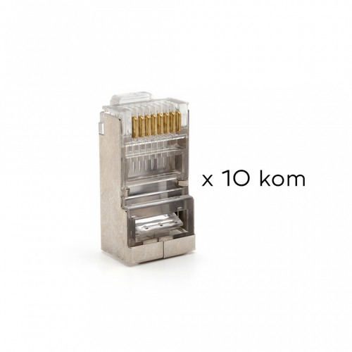 Konektor RJ45 metalni CAT5 JWD-AD79 10 kom