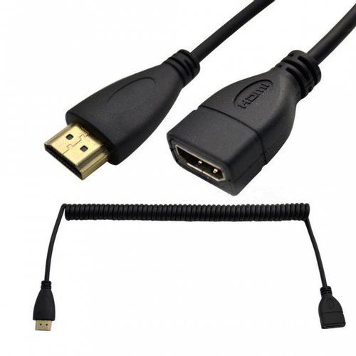 Kabl HDMI produzni M na Z spiralni 1.5m JWD-HDMI12