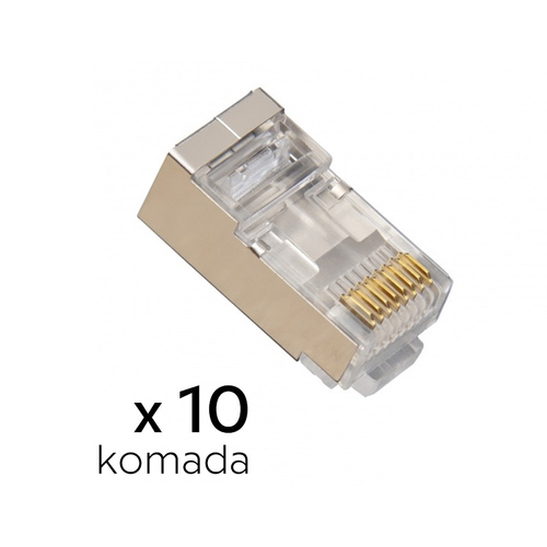 Konektor RJ45 metal CAT 6 8P8C JWD-AD82 10 kom