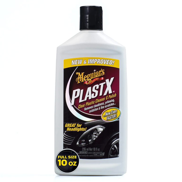 Meguiars PlastX – Sredstvo Za Poliranje Plastike i Farova / 296ml