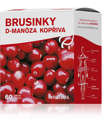 Brusnica, Kopriva + D-Manoza