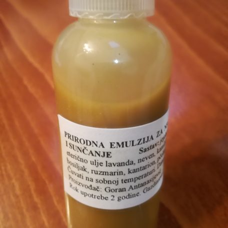 Prirodna krema (mleko za negu tela i sunčanje) 100ml (nema na stanju)