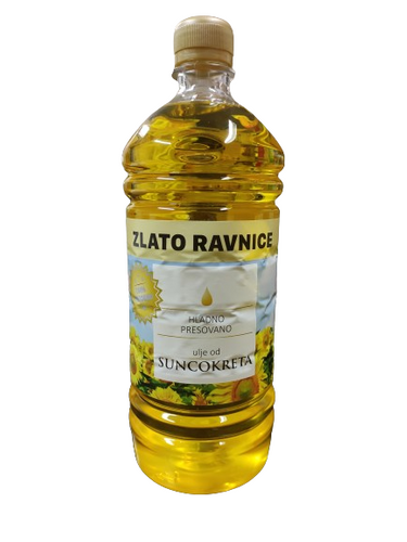 HLADNO CEĐENO SUNCOKRETOVO ULJE 1000ml