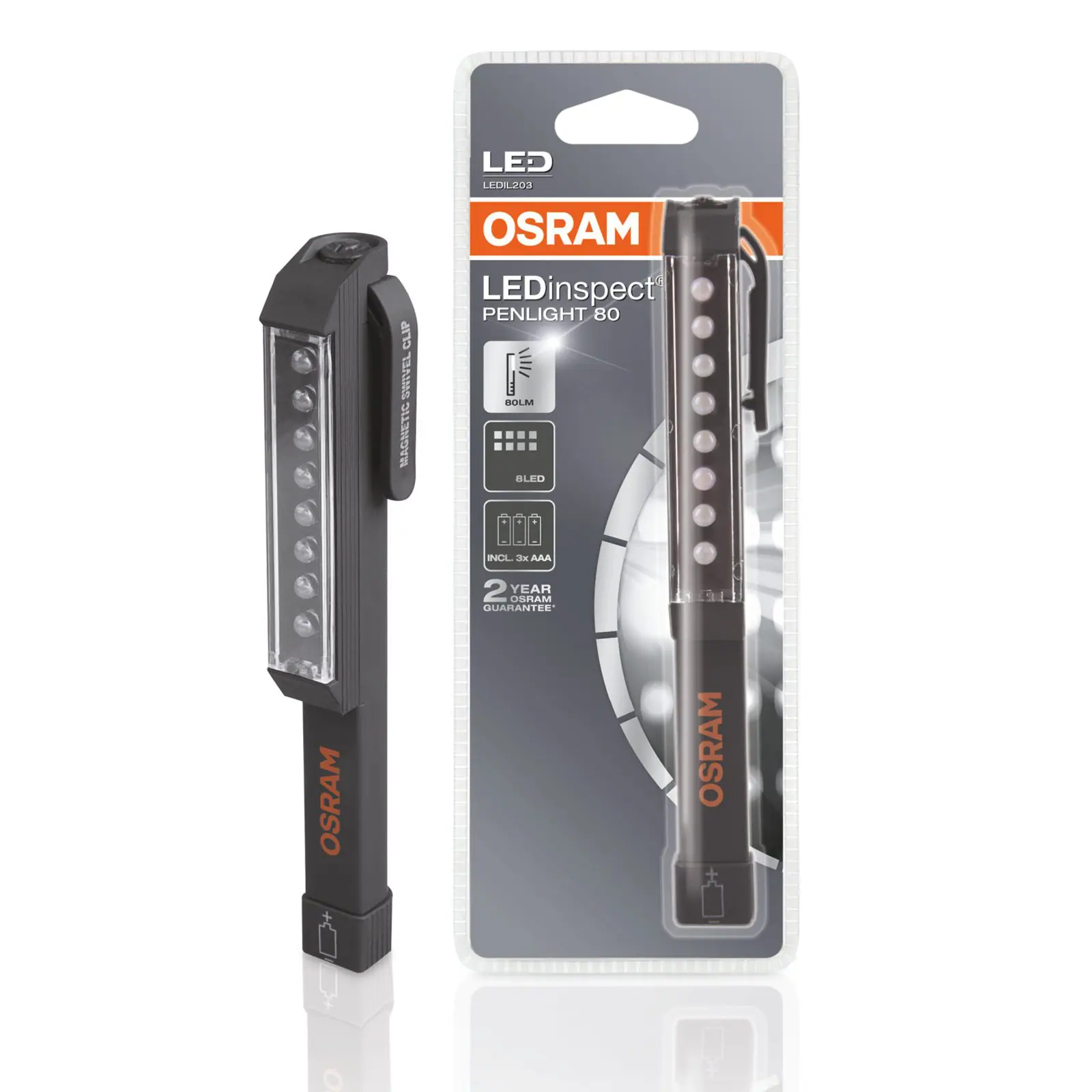 OSRAM LED Inspection Penlight 80 2000K 8 X LED 80LM (+ baterije)