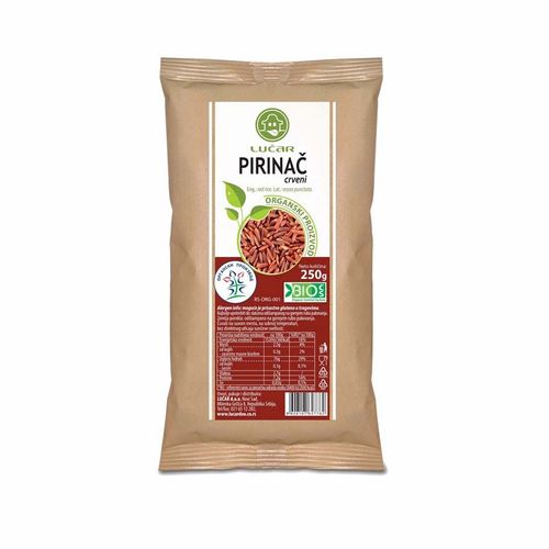 PIRINAČ CRVENI ORGANSKI 250g