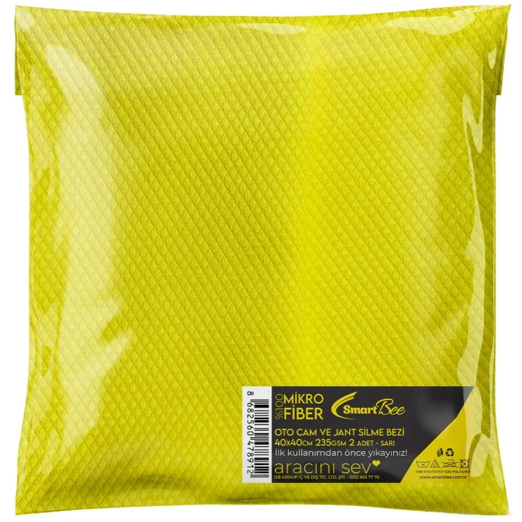 SmartBee Mikrofiber Krpe Za Staklo / 40×40cm 235GSM