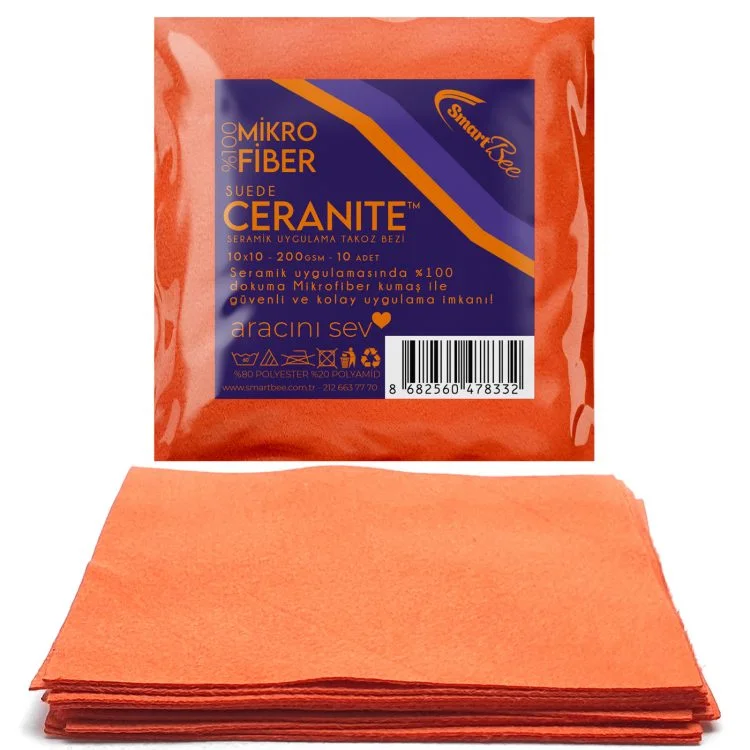 SmartBee Ceranite Mikrofiber Krpice Za Nanosenje Keramicke Zastite / 10×10cm 200GSM