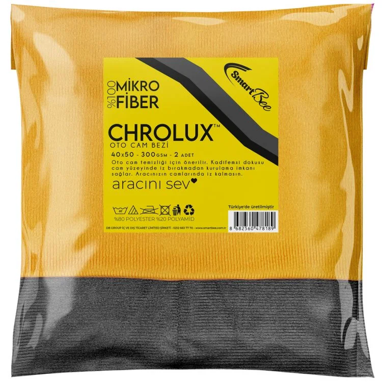 SmartBee Chrolux Mikrofiber Krpa Za Stakla / 40×50cm 300GSM