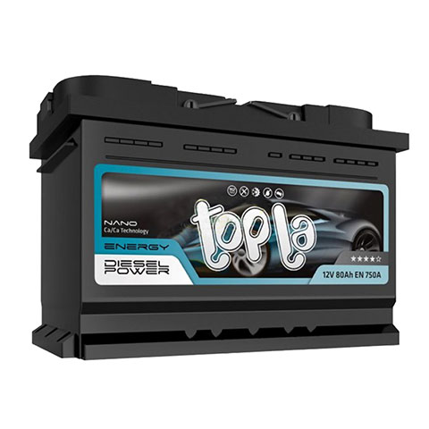 Topla Diesel Power / 12V 80AH 750A D+