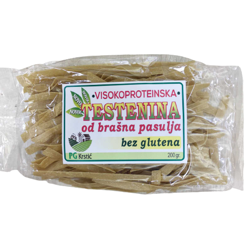 VISOKOPROTEINSKA TESTENINA OD BRAŠNA PASULJA BEZ GLUTENA 200g