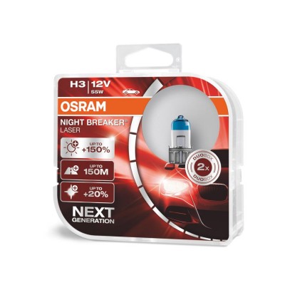 Osram – H3 NIGHT BREAKER LASER 12V