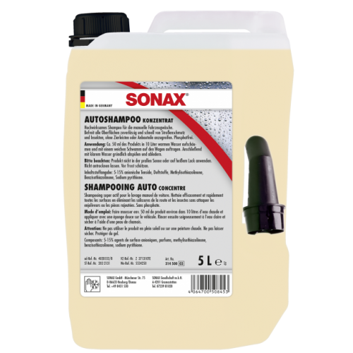 Sonax Sjajni Auto Sampon Koncentrat / 5L