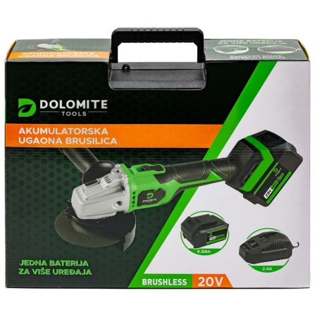 Dolomite akumulatorska ugaona brusilica brushless 20v brushless bc ( 64005 )