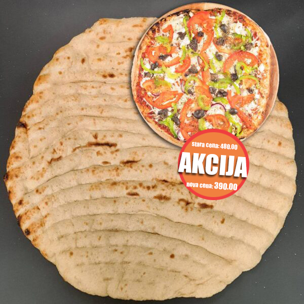 AKCIJA: Podloga (testo) za Pizzu – UVOZ IZ GRČKE