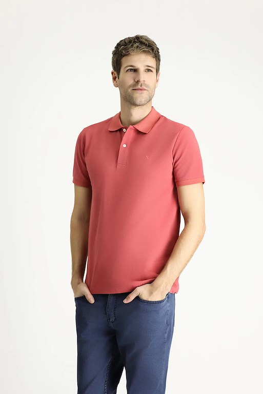 Kigili Muška polo majica, Slim Fit, Svetlocrvena