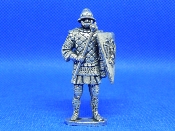 Suvenir FIGURA, metal, 58 mm, srpski vitez sa buzdovanom