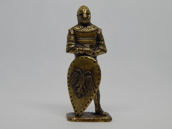 Suvenir FIGURA, metal, 58 mm, srpski vitez sa mačem - XIII vek - tip 1.2