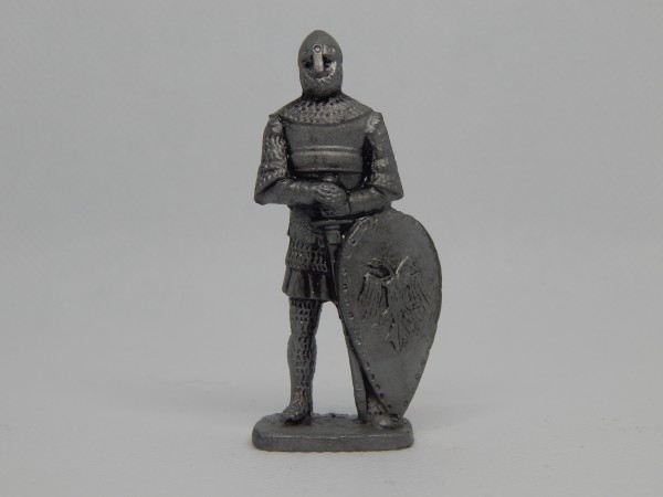 Suvenir FIGURA, metal, 60 mm, srpski vitez sa mačem - XIII vek - tip 1.2