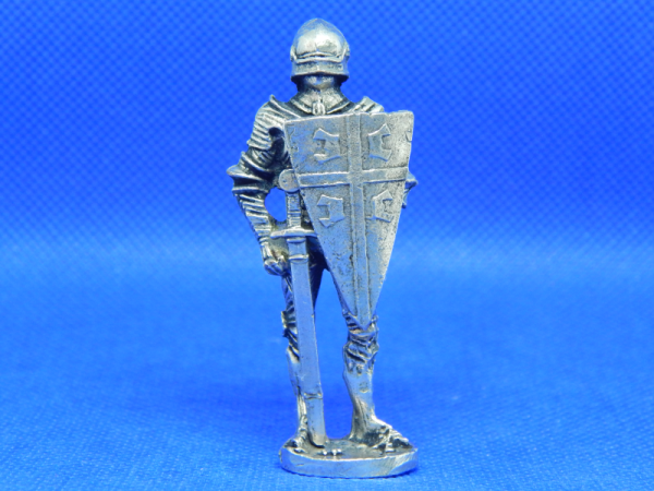 Suvenir FIGURA, metal, 58 mm, srpski vitez sa mačem - XV vek - tip 1.2