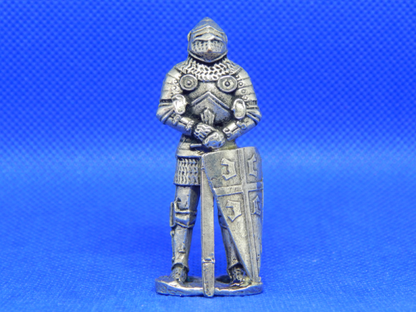 Suvenir FIGURA, metal, 58 mm, srpski vitez sa mačem - XV vek - tip 1.1