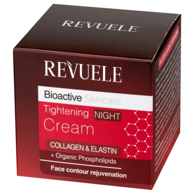 REVUELE Noćna krema za zatezanje kože REVUELE Bioactive Collagen & Elastin