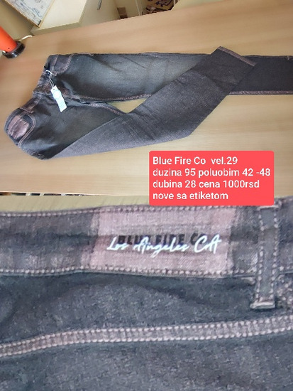 Farmerke Blue Fire Co sa etketom 800din